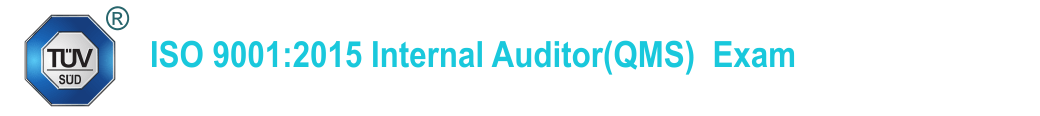 ISO 9001:2015 Online Certification Exam| ISO 9001:2015 TUV-SUD ...